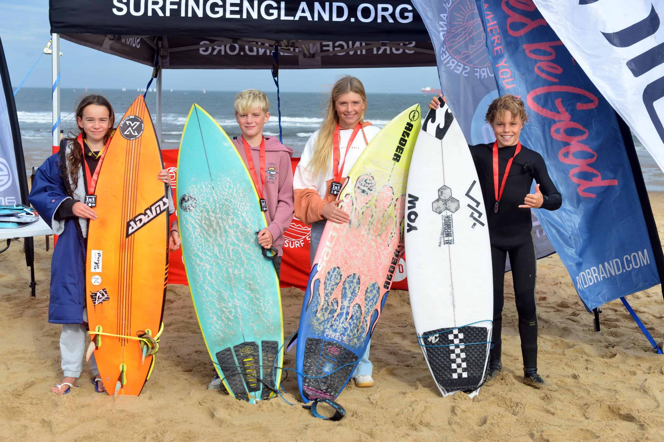 Junior Surfers Shine at South Shields Contest - Surfing England